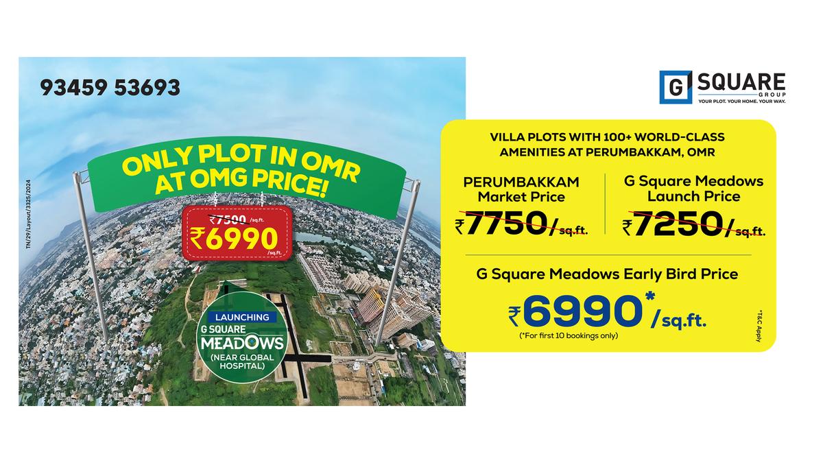 G Square Unveils Villa Plots in Perumbakkam, OMR – A Unique Opportunity ...