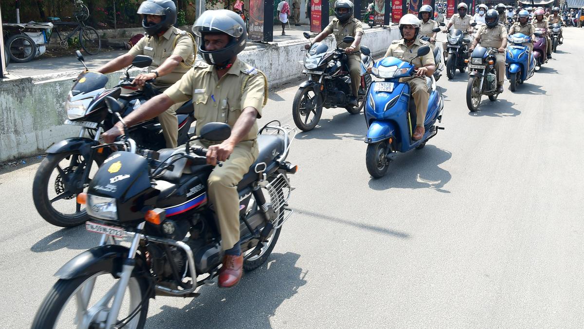 Motorcycle rally taken out to create road safety awareness - The Hindu