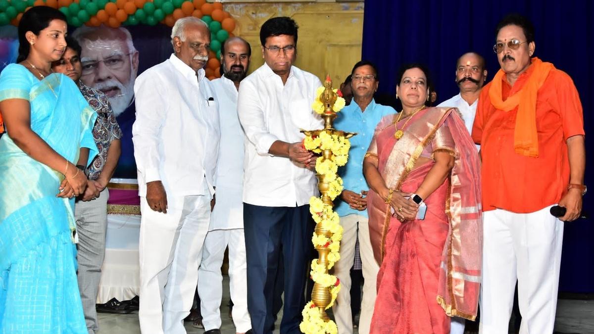 MP D. Prasada Rao launches PM Modi’s birthday celebrations in Chittoor ...
