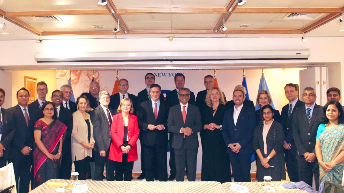 India’s U.N. representative hosts MEP delegation in New York - The Hindu