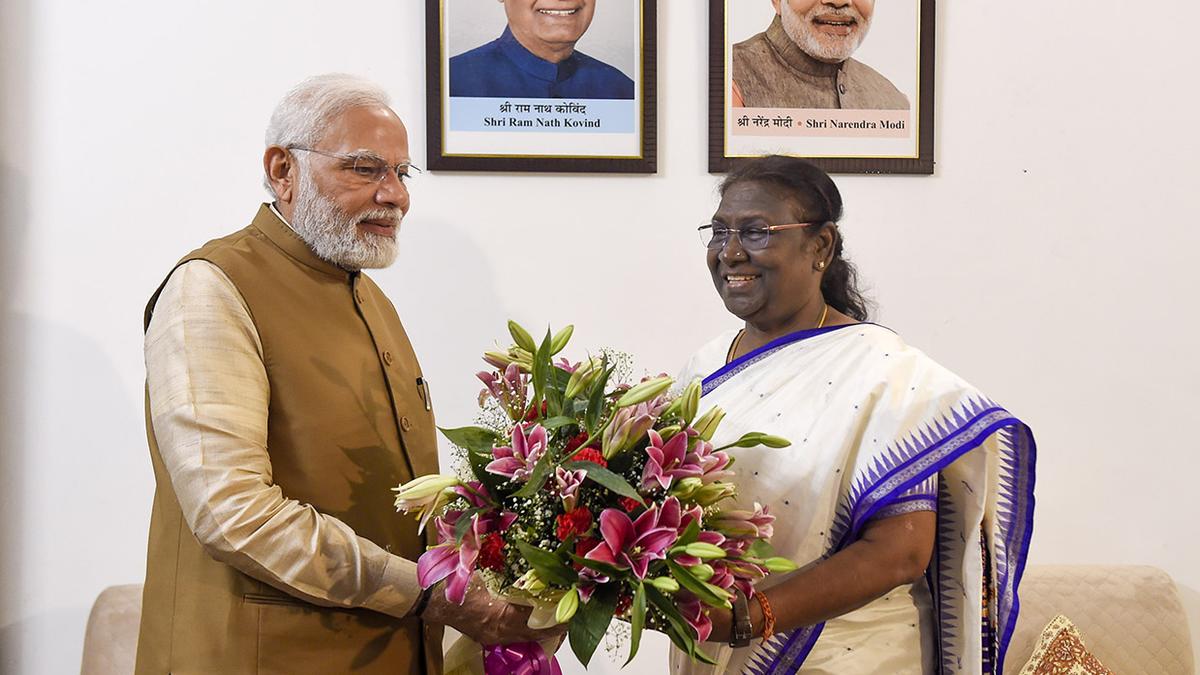 PM Modi congratulates Murmu as she completes first year as President ...