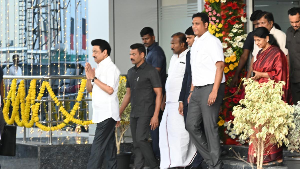 CM Stalin inaugurates mini-Tidel Park in Thoothukudi - The Hindu