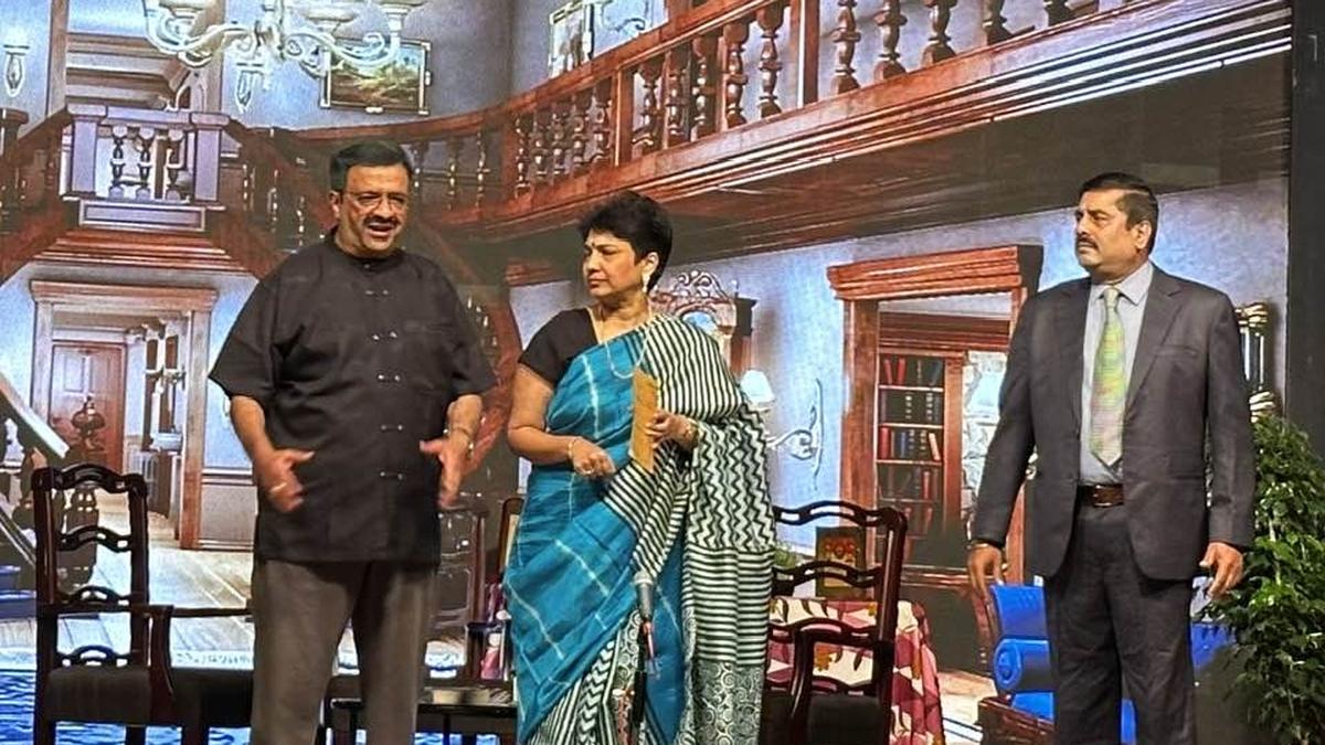 Golden jubilee show of the Tamil play Ragasyam Parama Ragasyam staged ...