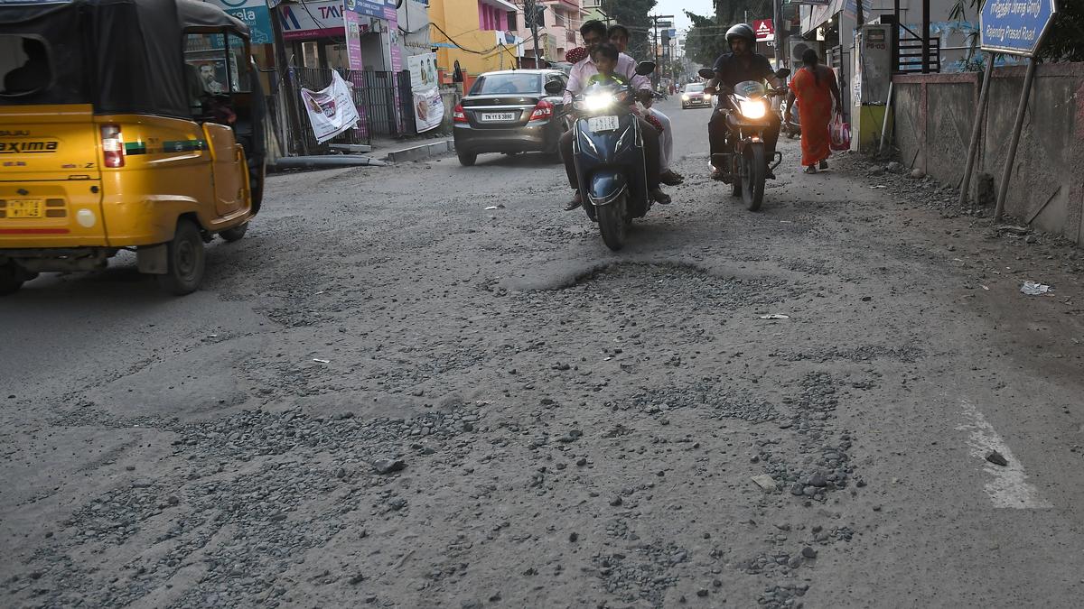 In upgraded suburbs, bad roads continue to torment residents - The Hindu