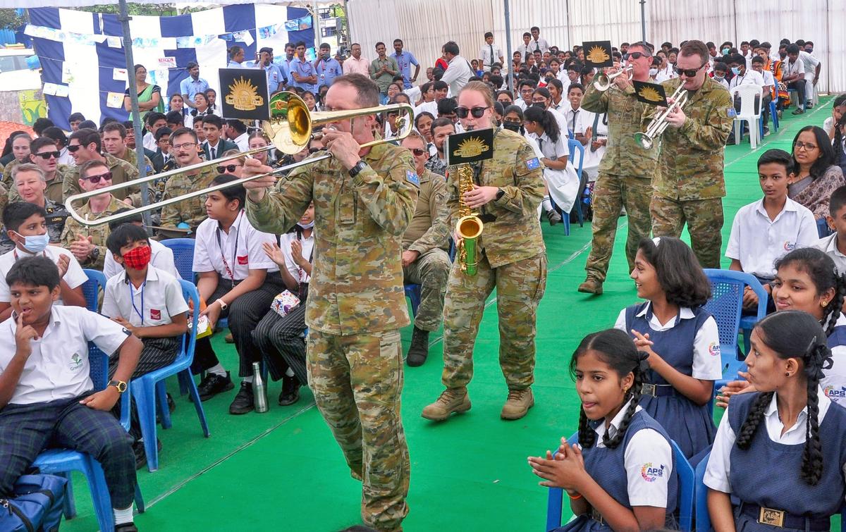Australian Defence Force’s band enthrals Vizagites - The Hindu