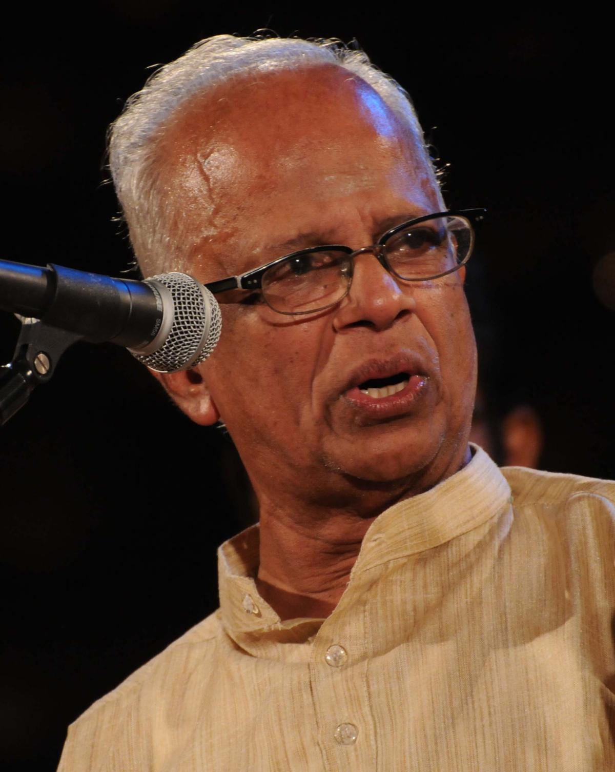 Carnatic vocalist T.V. Sankaranarayanan passes away - The Hindu