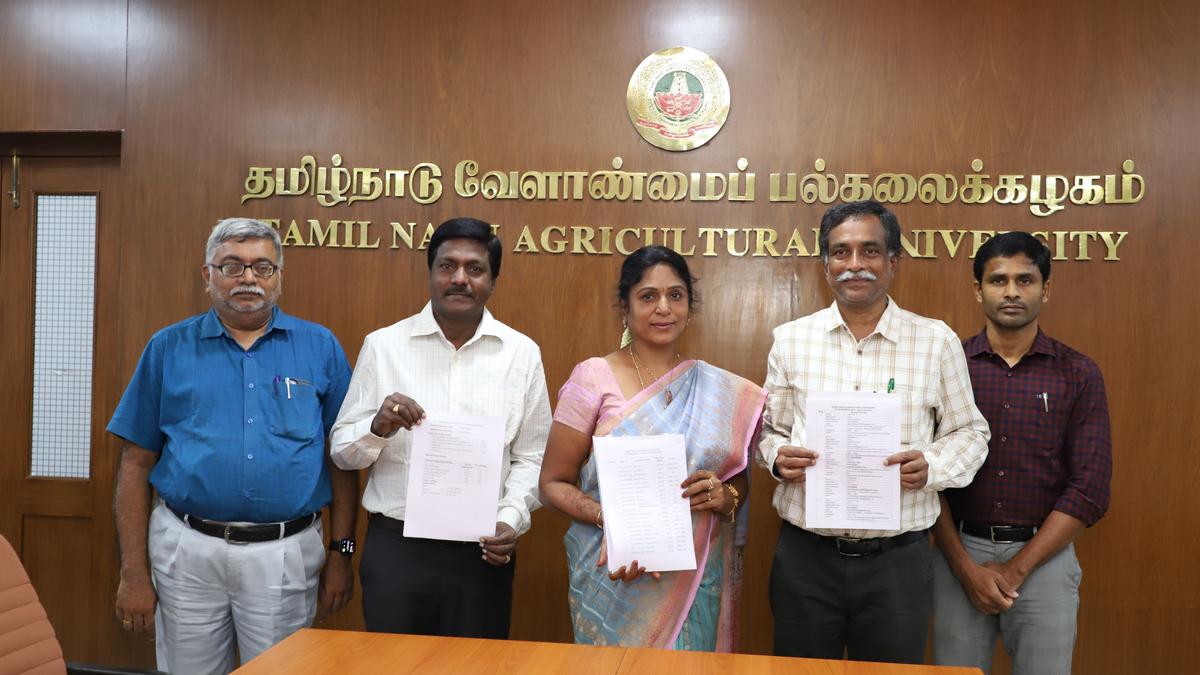 TNAU, Coimbatore, releases rank list for UG admissions 2024; four ...