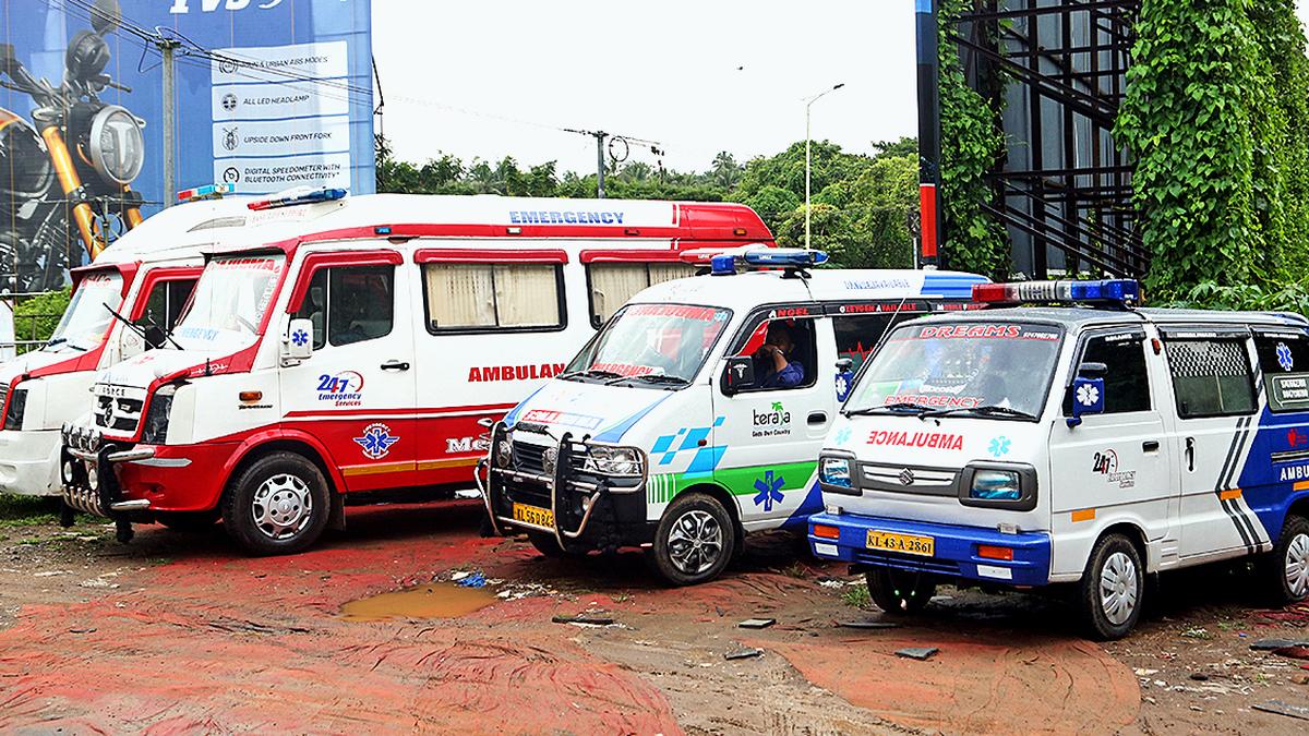 MVD to enforce unified hire charges for ambulances - The Hindu