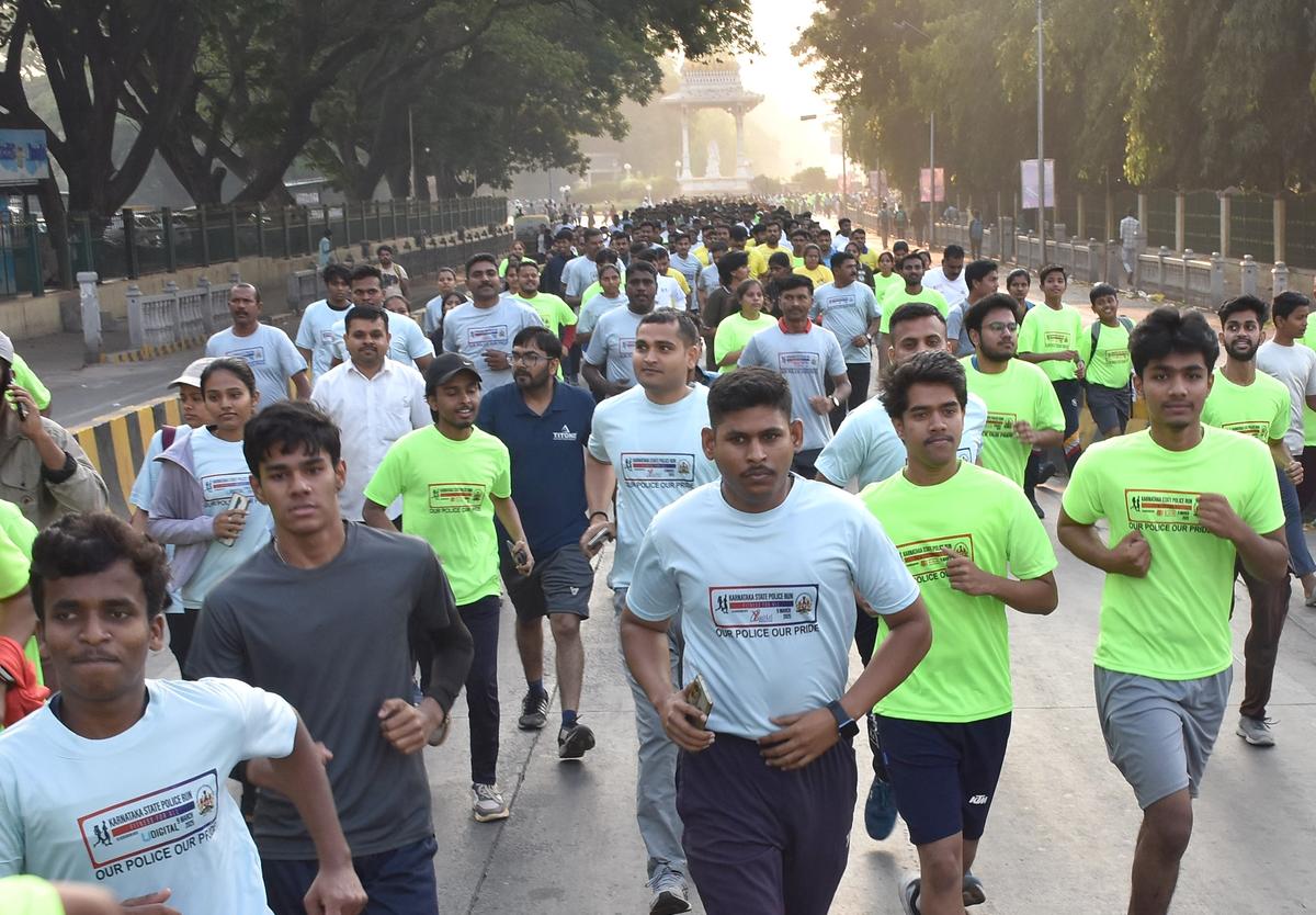 Karnataka State Police Run 2025 draws huge response - The Hindu