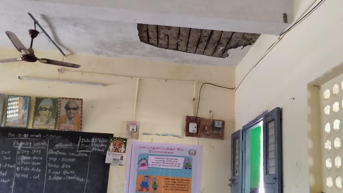 Boy injured as cement plaster from classroom roof falls over him - The ...