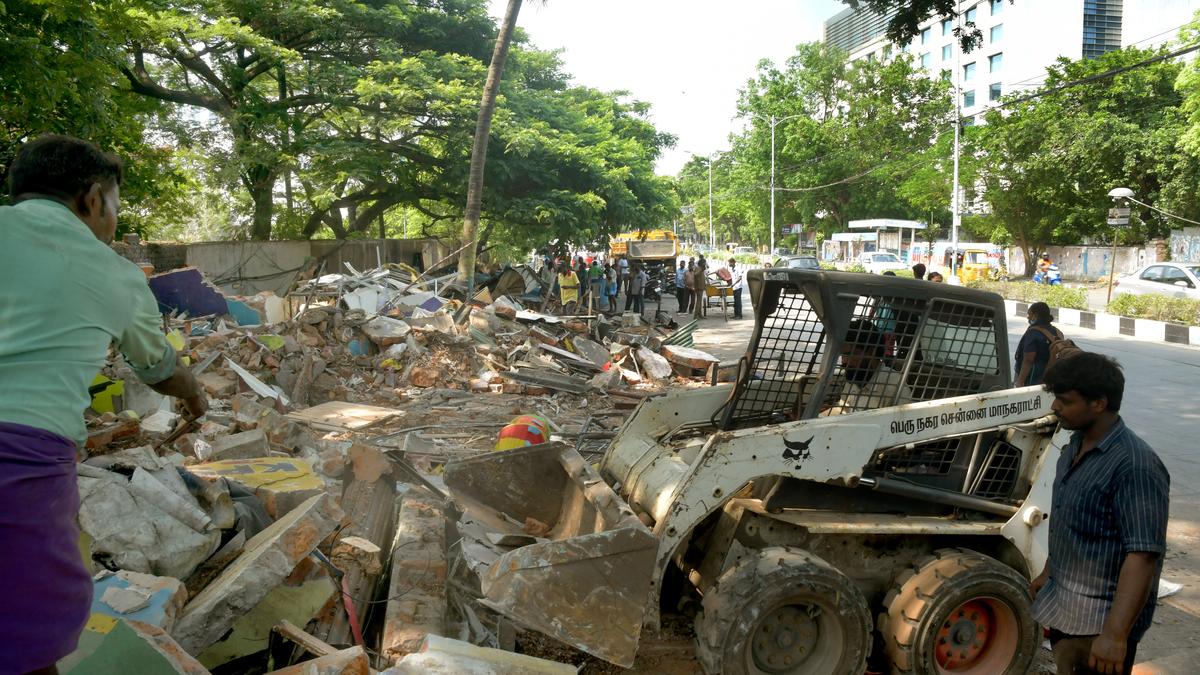 Greater Chennai Corporation launches major encroachment removal drive ...