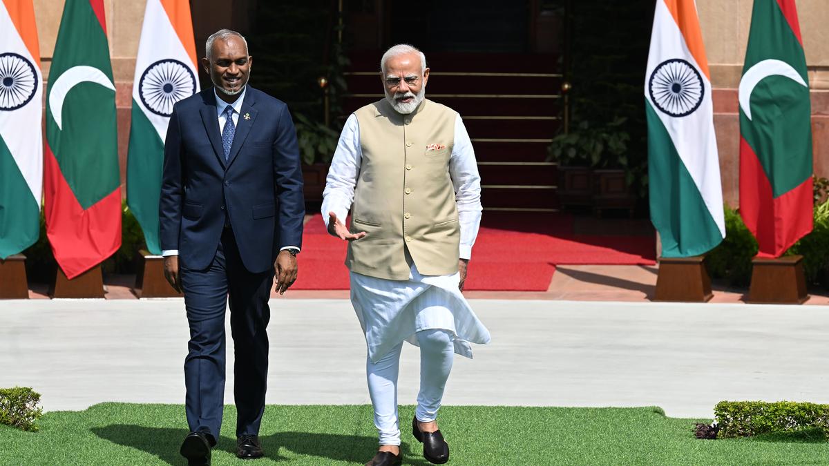 PM Modi meets Maldives President Mohamed Muizzu in New Delhi - The Hindu