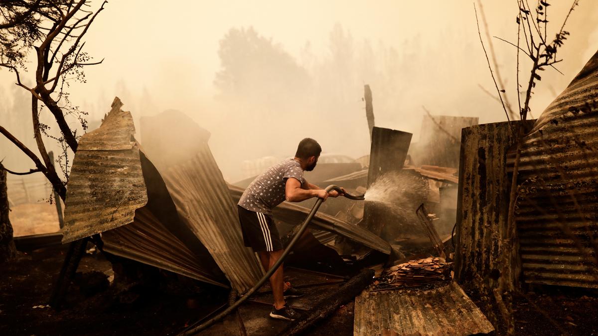 13 dead in Chile amid struggle to contain raging wildfires - The Hindu