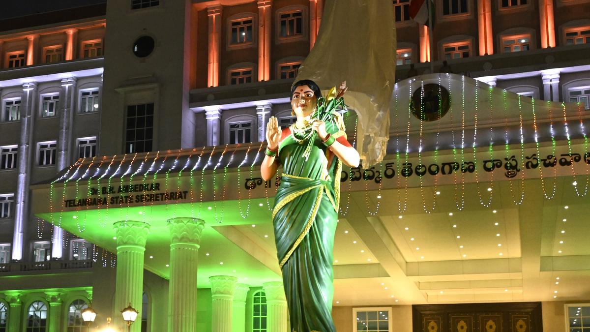 New-look Telangana Talli sparks debate - The Hindu