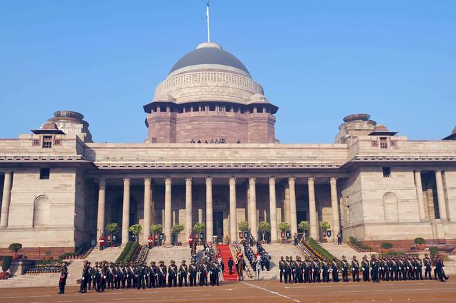 Change of guard ceremony now in new format: Rashtrapati Bhavan - The Hindu