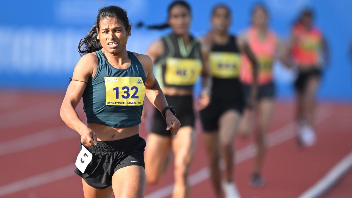 Chanda surprises herself with stunning two-lap show - The Hindu