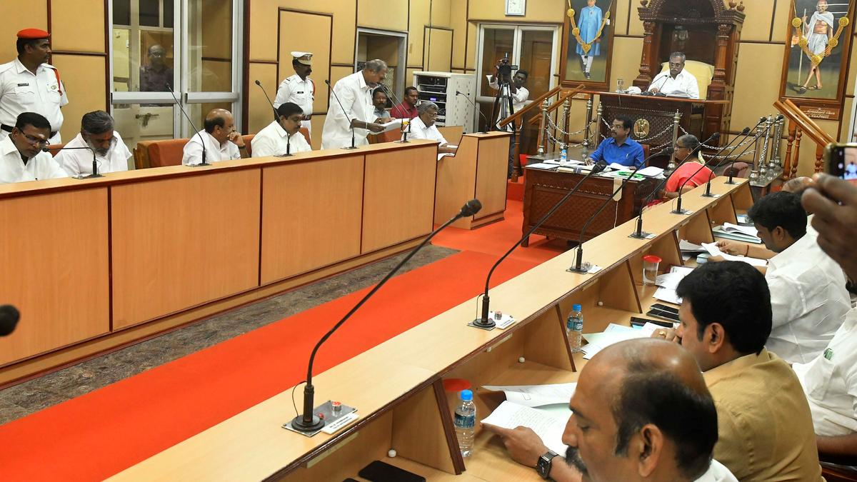 Puducherry Assembly passes Vote on Account of ₹4,634 crore for 2024-25 ...