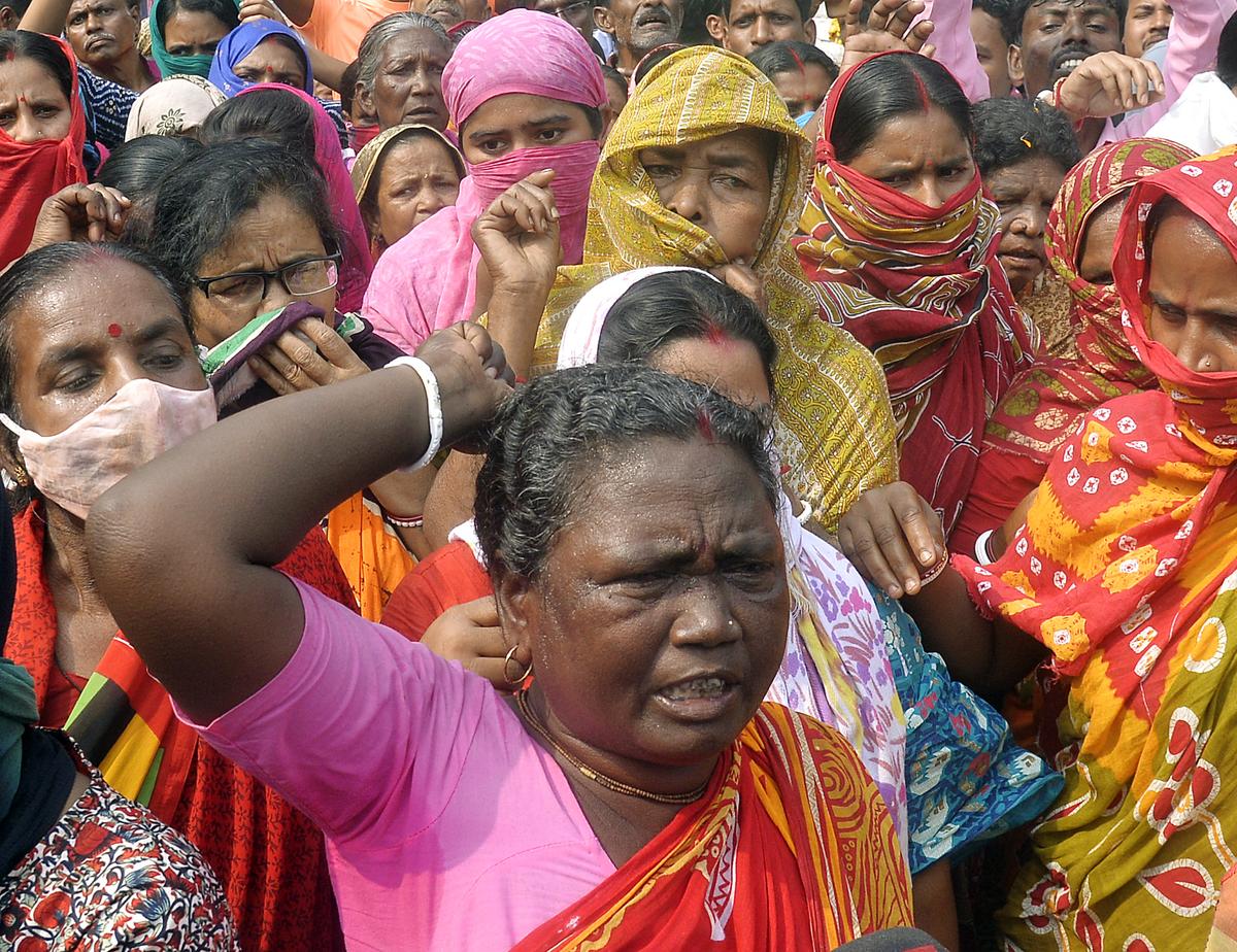 Sandeshkhali violence: Fire and smoke in a West Bengal village - The Hindu