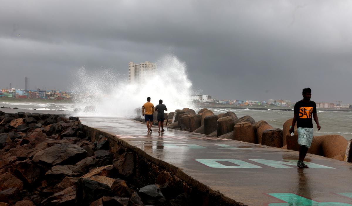 In Pictures | Tamil Nadu, Andhra Pradesh gear up for Cyclone Michaung - The Hindu