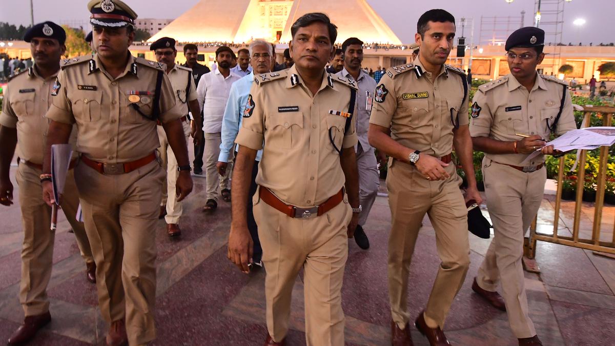 DGP reviews security at Ambedkar Smriti Vanam - The Hindu