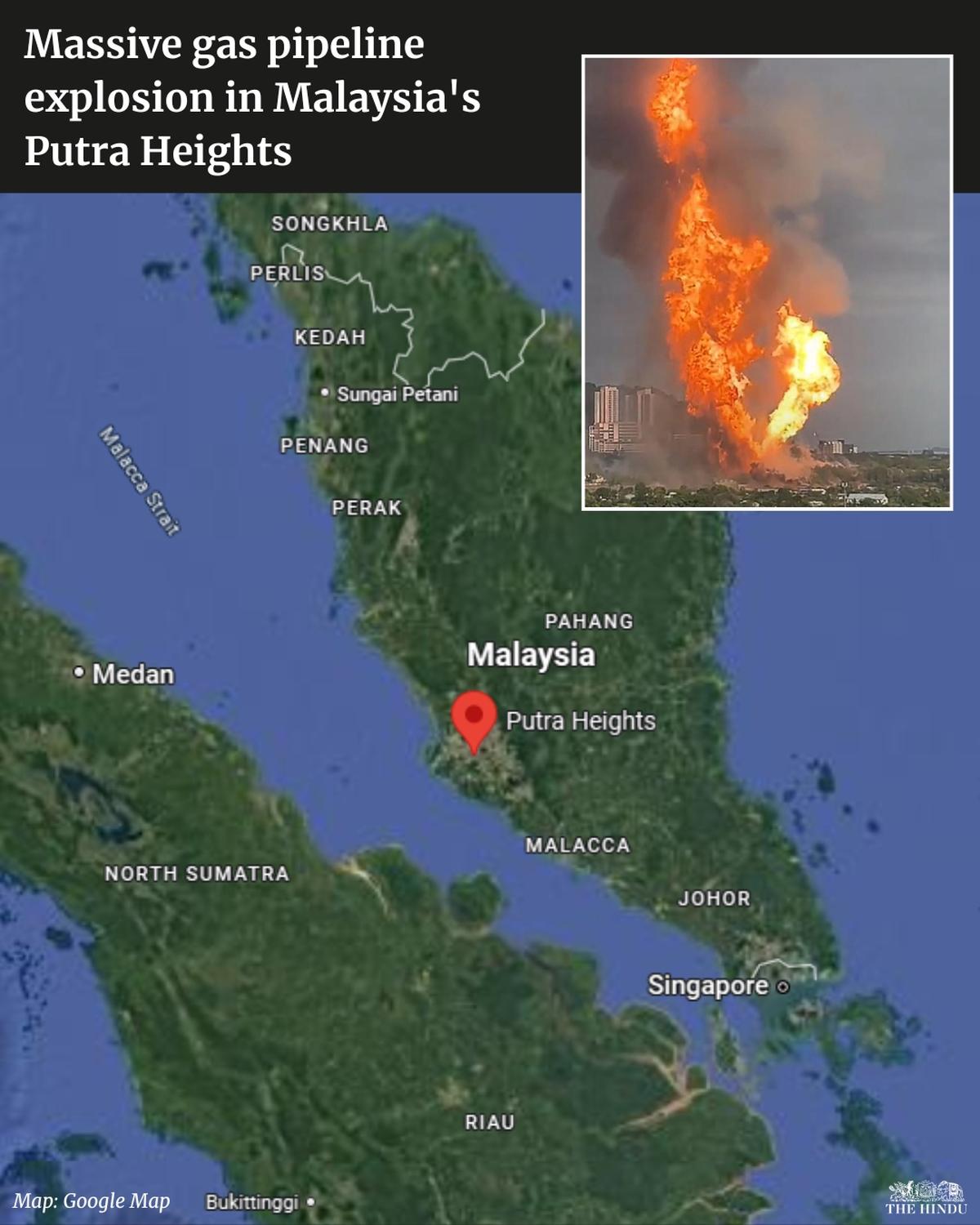 145 people injured in pipeline burst in Malaysia - The Hindu