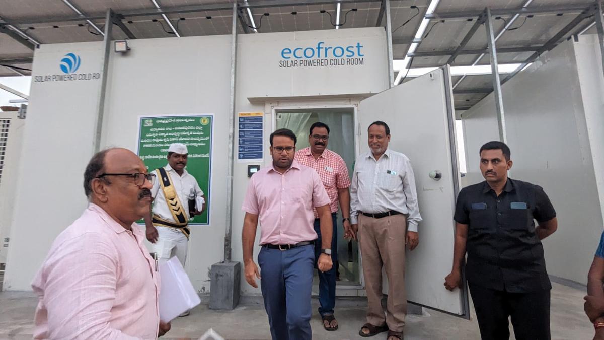 Solar cold storage units inaugurated in Anantapur - The Hindu