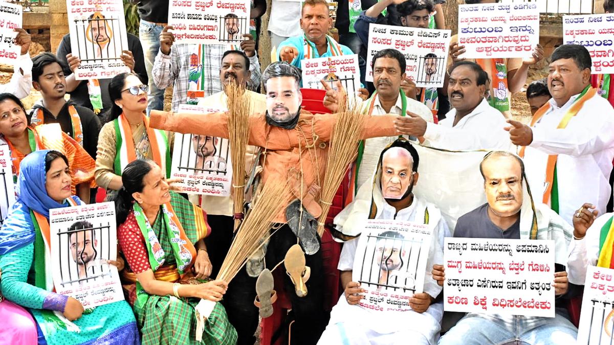 Prajwal Revanna ‘sex Scandal Case Deve Gowdas Grandson Booked