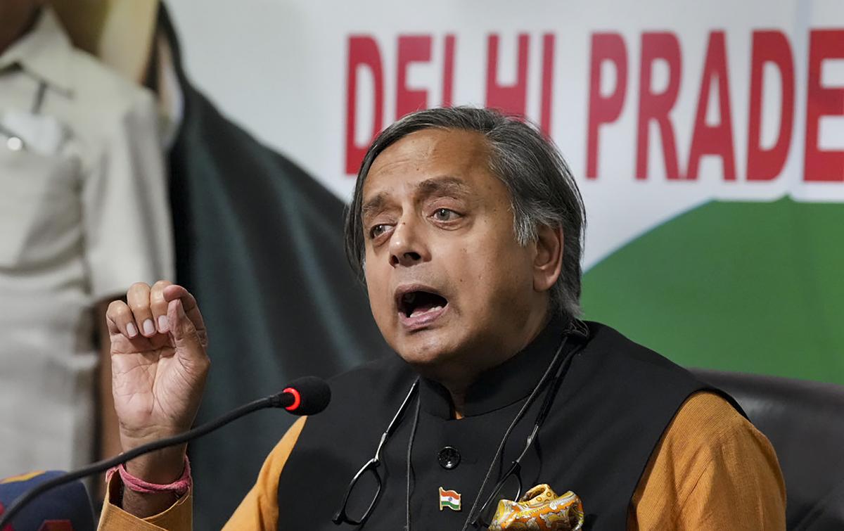 Shashi Tharoor appointed chairperson of parliamentary panel on ...