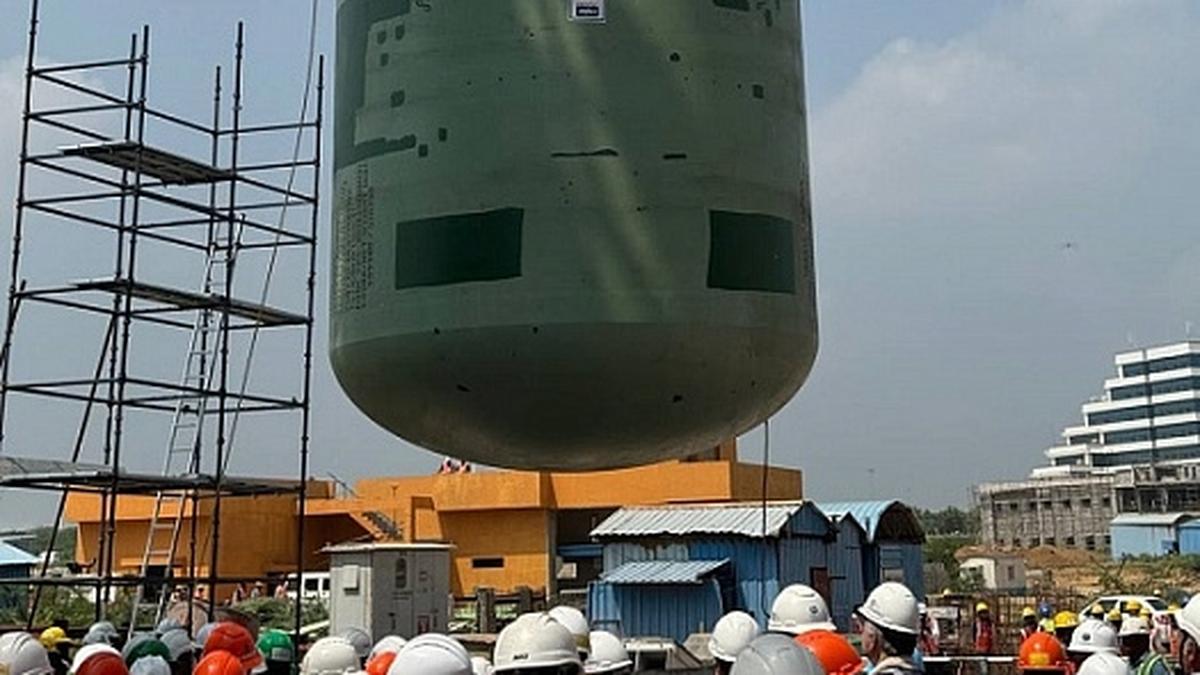 Reactor pressure vessel installed in design position at KKNPP Unit 4 ...