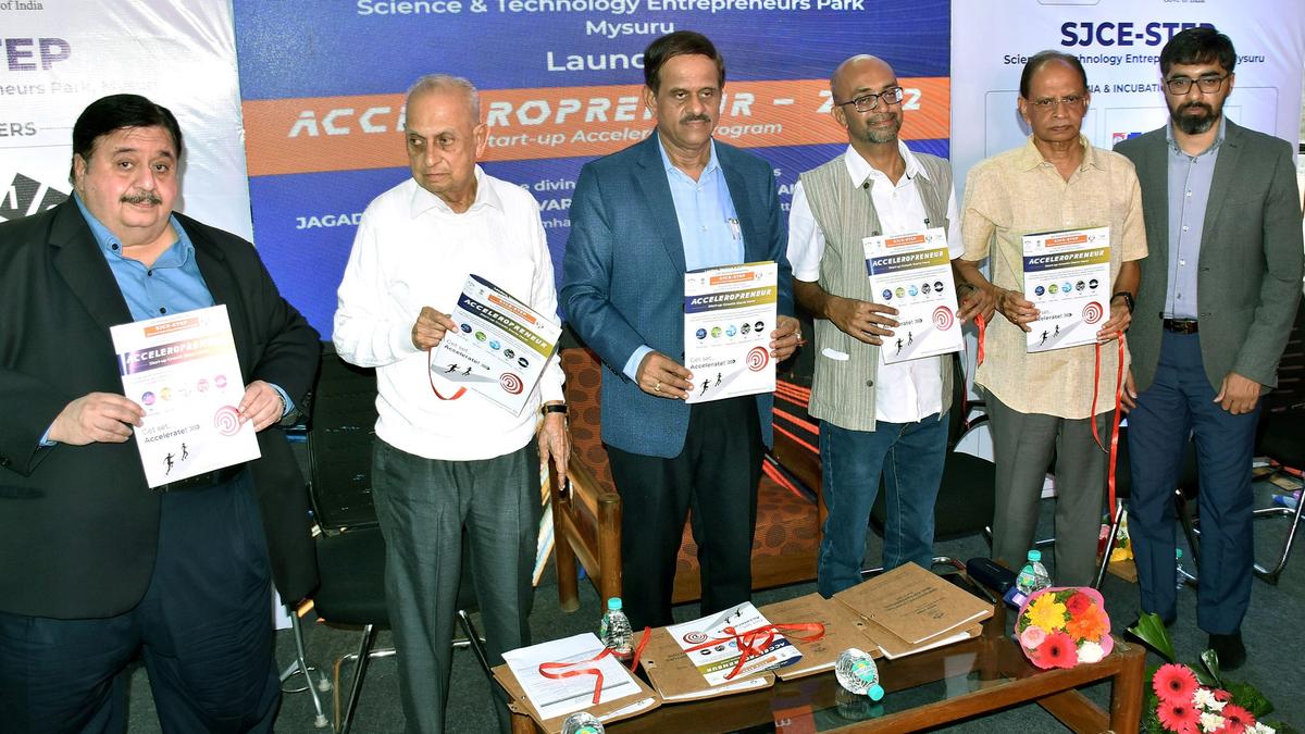 SJCE-STEP launches accelerator programme for start-ups - The Hindu