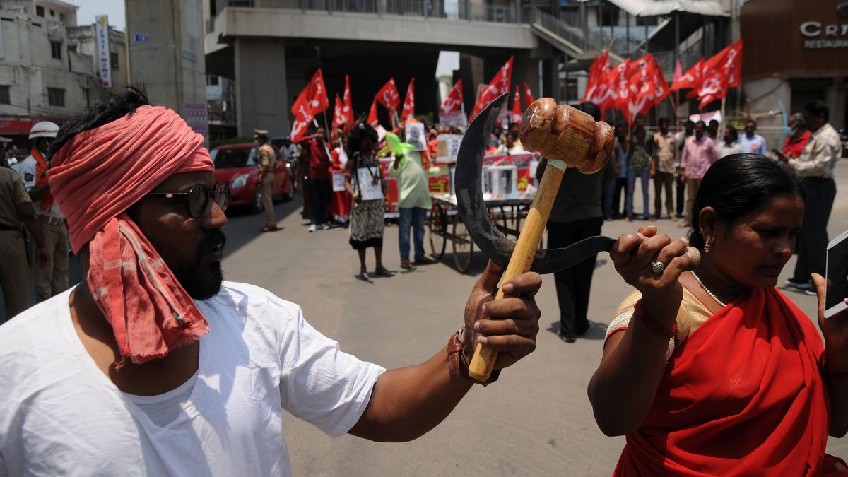 May Day celebrated across TS - The Hindu