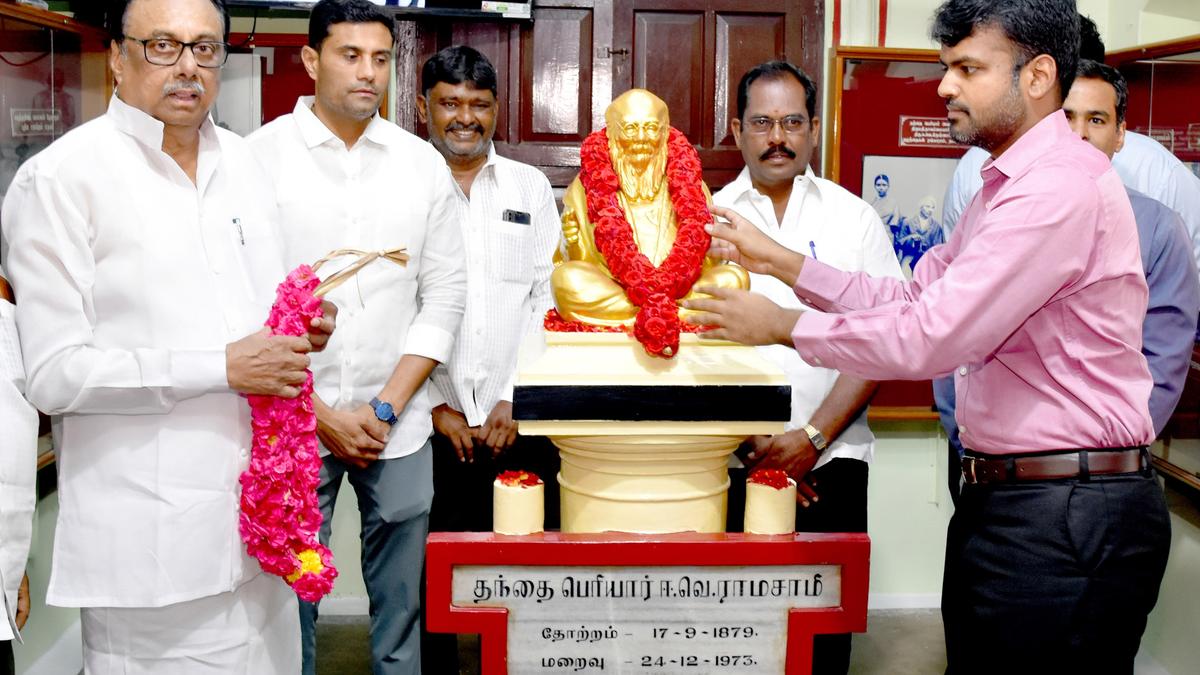 Birth anniversary of Periyar observed in Erode and Salem - The Hindu