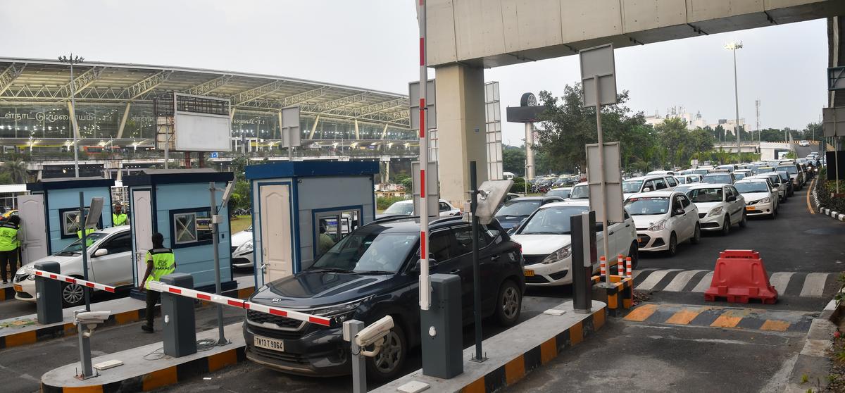 Chennai airport’s multi-level car parking opened; passengers face long queues due to traffic ...