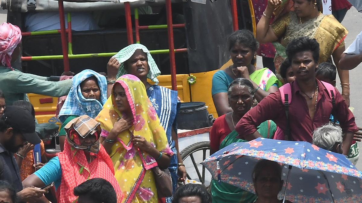 With temperatures crossing the 42-degree mark, Chennai records the year ...