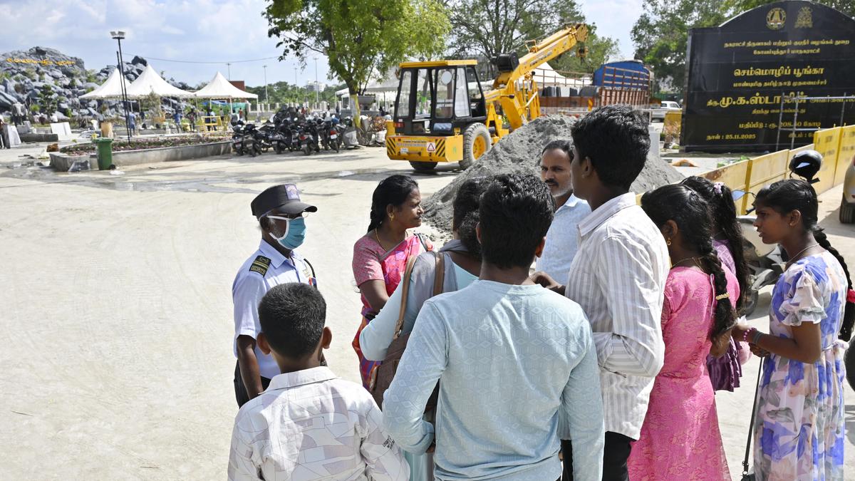 Visitors return disappointed as Semmozhi Poonga in Coimbatore is not ...