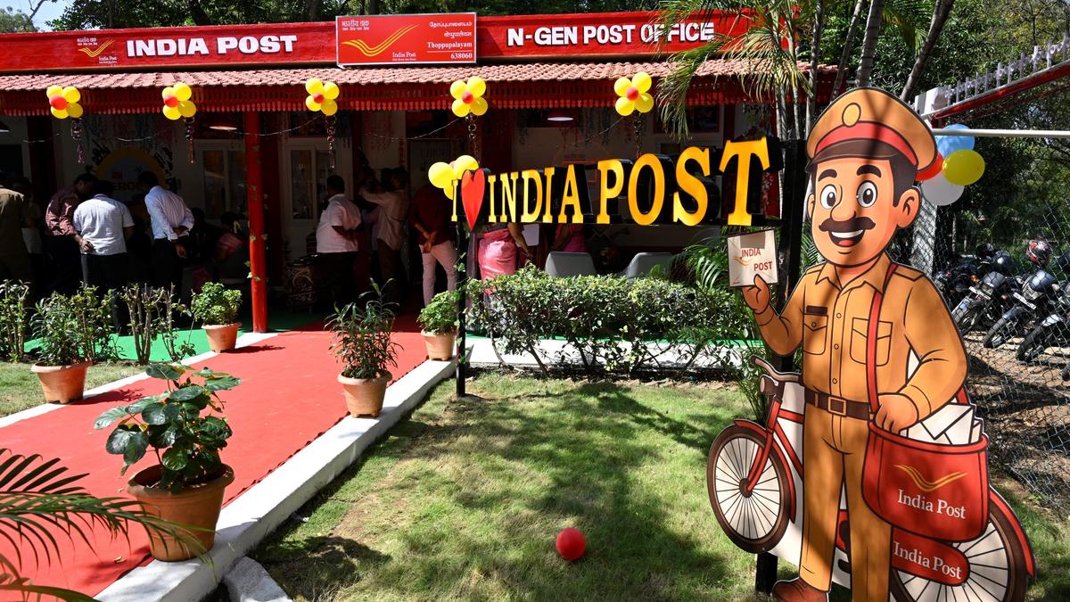 State’s first N-Gen post office inaugurated in Erode - The Hindu
