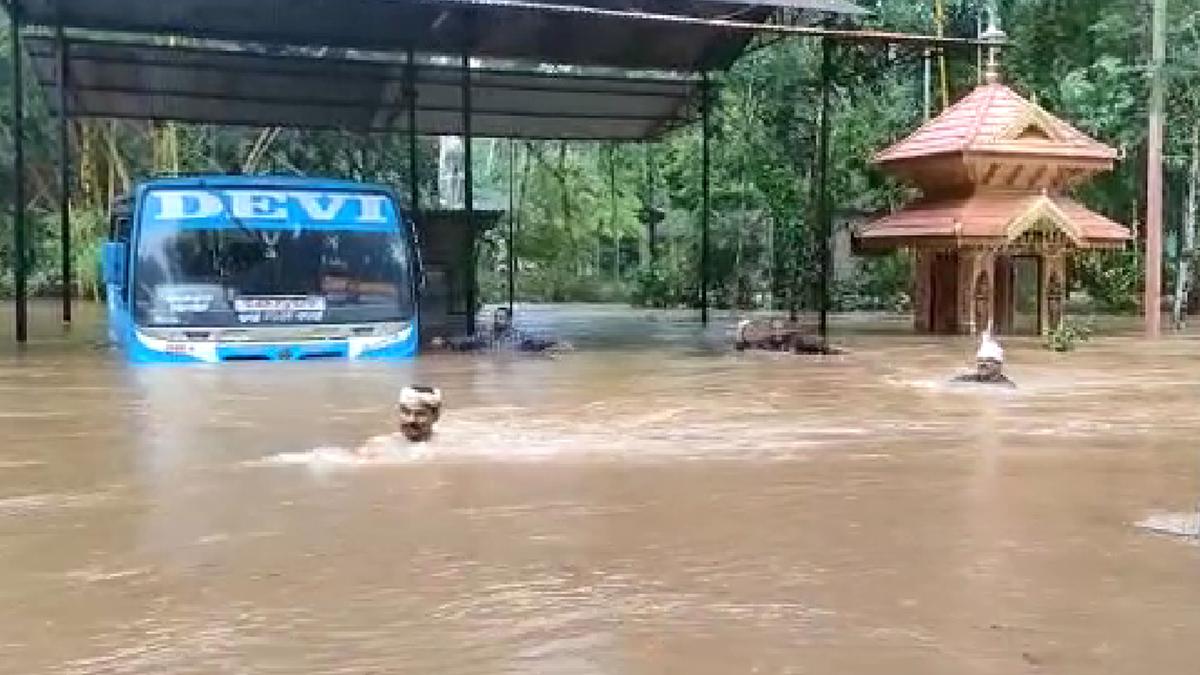 Rains Submerge Kottayam Pathanamthitta The Hindu