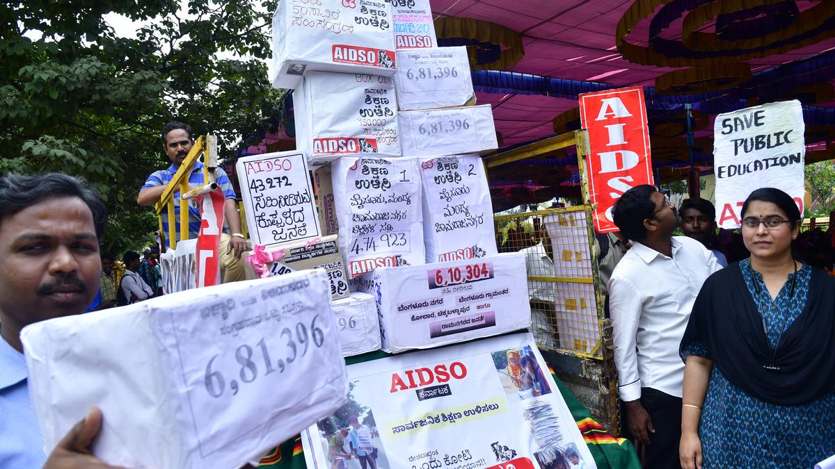 Students’ group collects 35 lakh signatures to ‘save public education ...