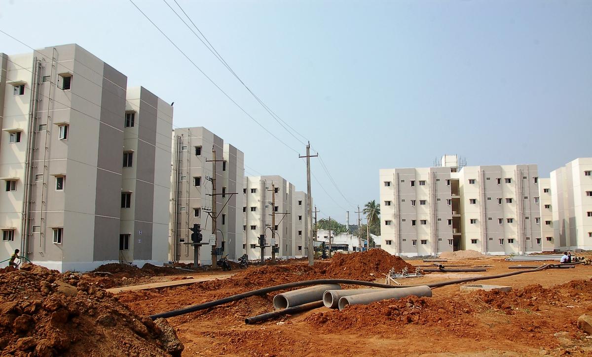 Affordable housing breaks ground - The Hindu