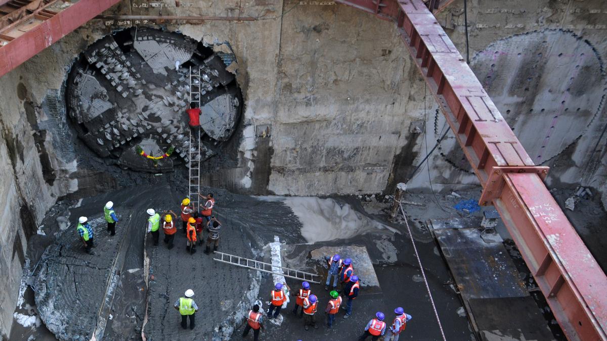First tunnel boring machine for Metro’s phase II project arrives from ...