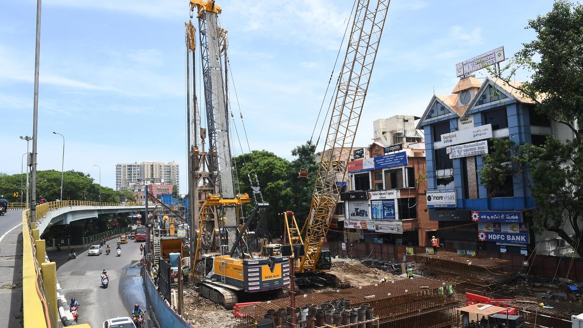 Metro Phase II tunnelling at Adyar slows down as CMRL encounters tricky ...