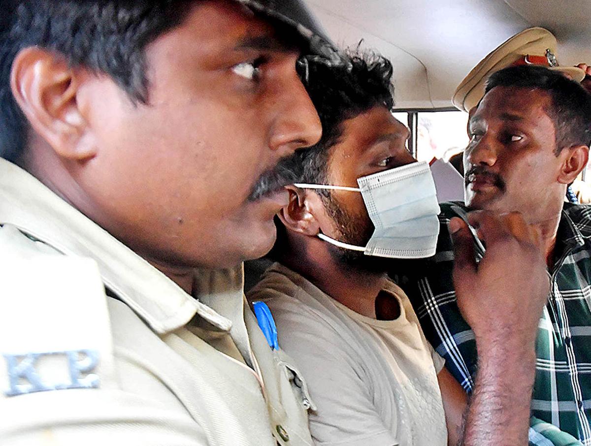 AKG Centre attack case | YC leader returns to judicial custody - The Hindu