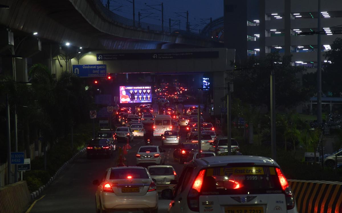 Chennai airport’s multi-level car parking opened; passengers face long queues due to traffic ...