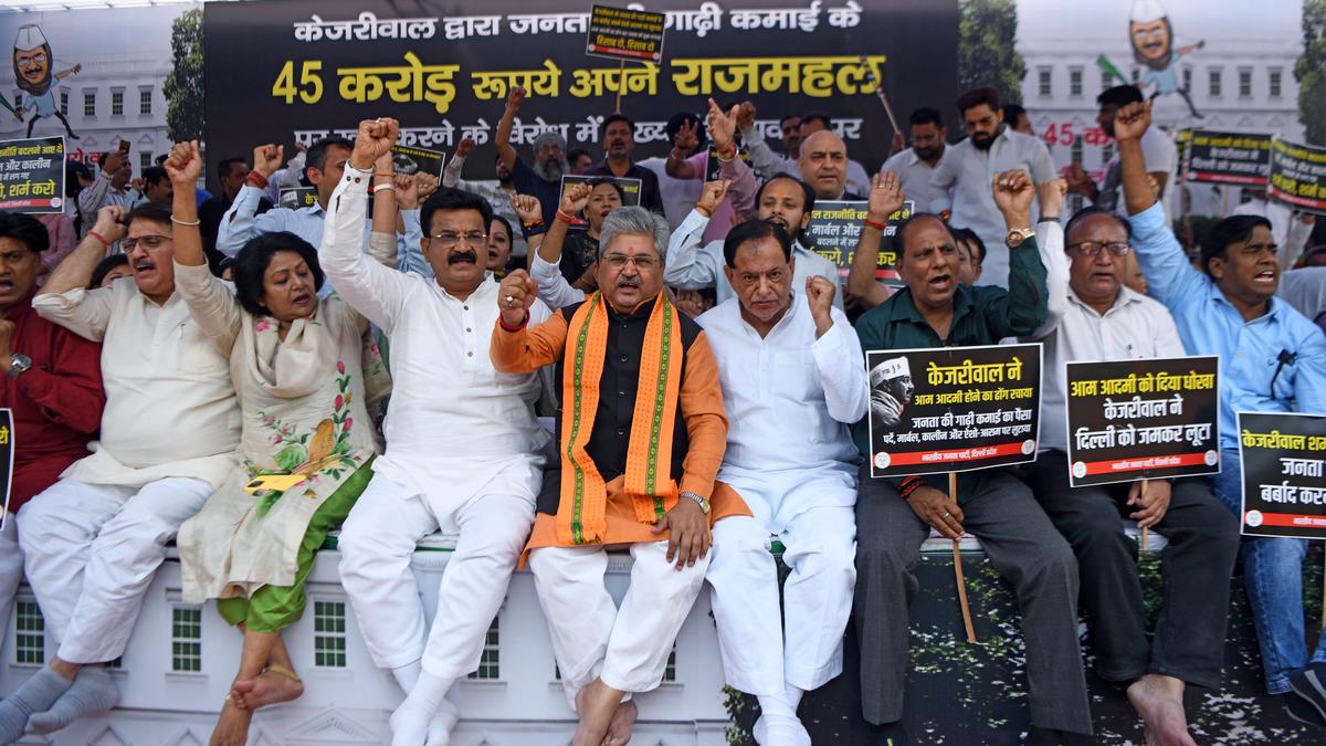 BJP shares purported photos of CM house, calls it ‘luxurious’ - The Hindu