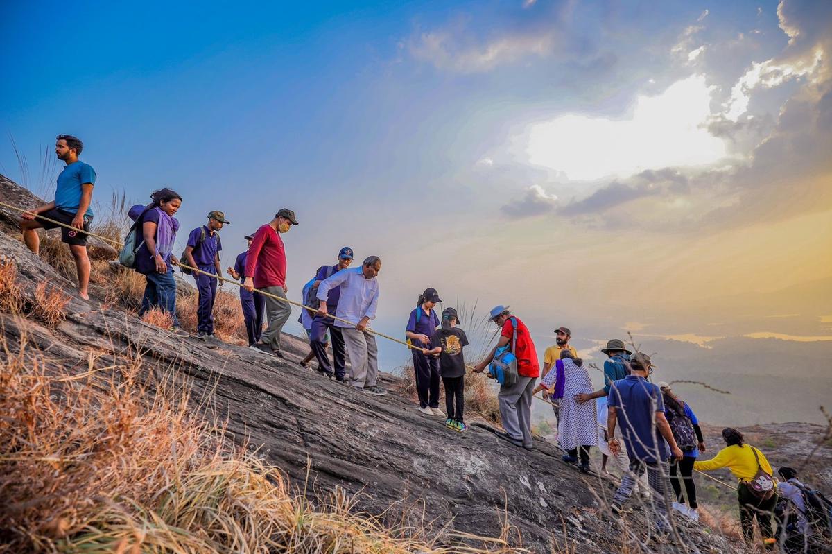 Cheengeri Mala hill woos veteran hikers - The Hindu