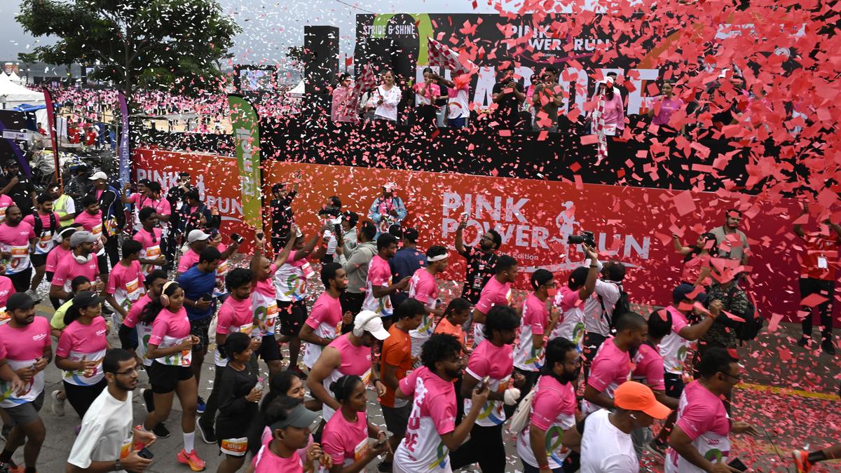 Pink Power Run unites 20,000 participants in Hyderabad to champion ...