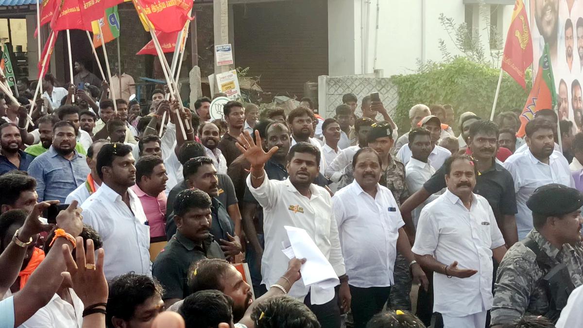 One-third of DMK Ministers face corruption charges: Annamalai - The Hindu