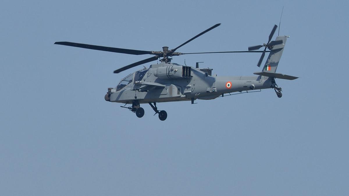 IAF Apache attack helicopter sustains damage during precautionary ...
