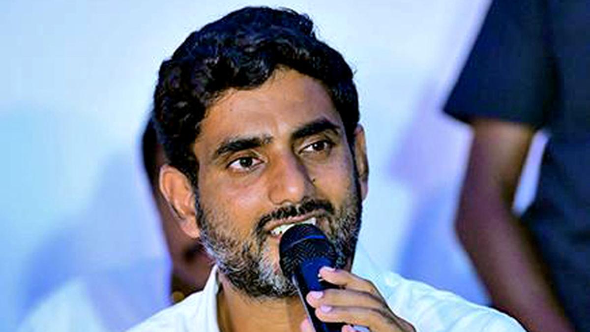 Lokesh’s ‘Sankharavam’ to enter Vizag today - The Hindu