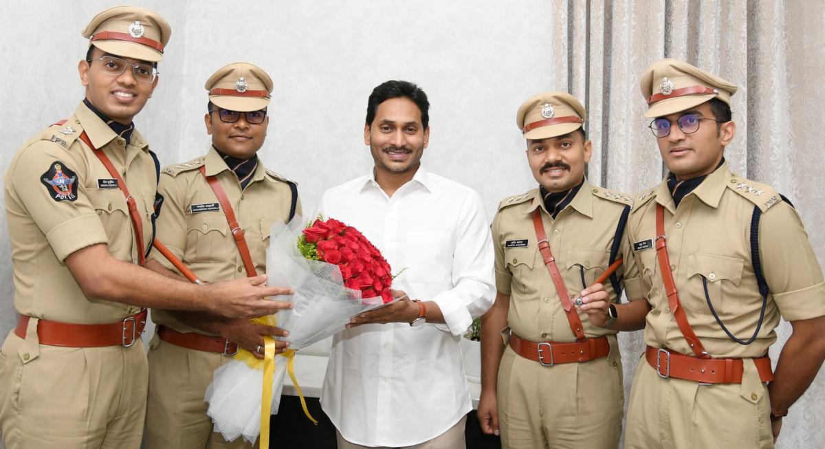 IPS probationers call on Andhra Pradesh Chief Minister YS Jagan Mohan ...